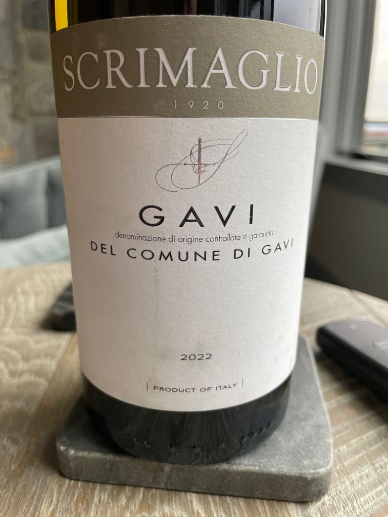 2022 Cantine Scrimaglio Gavi di Gavi, Italy, Piedmont, Gavi - CellarTracker