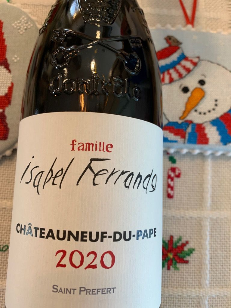 2020 Famille Isabel Ferrando Châteauneuf-du-Pape Vieilles Vignes ...