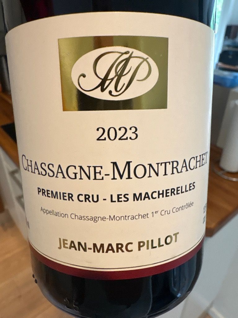 2023 Domaine Jean-Marc Pillot Chassagne-Montrachet 1er Cru Les ...