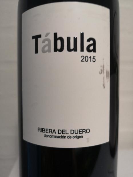 2015 Bodega y Viñedos Tábula Ribera del Duero Tábula, Spain, Castilla y ...