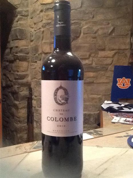 2012 Château de Colombe, France, Bordeaux - CellarTracker