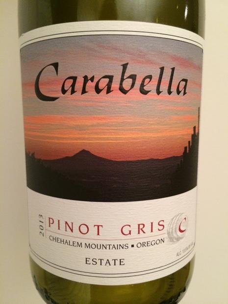 2012 Carabella Pinot Gris Estate, USA, Oregon, Willamette Valley ...