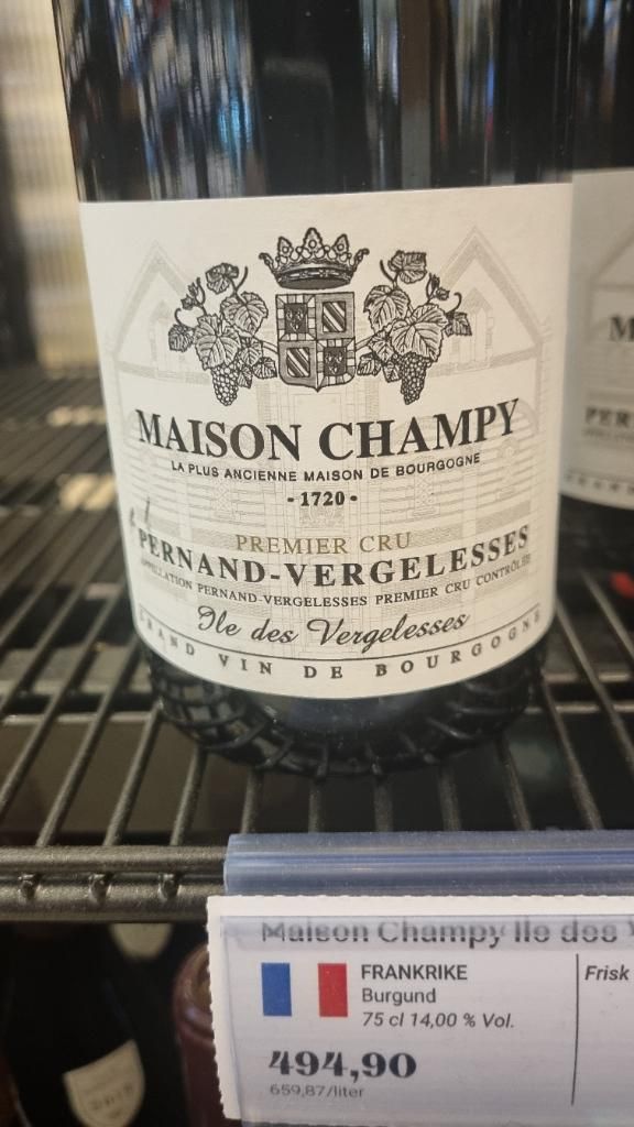 2021 Maison Champy Pernand-Vergelesses 1er Cru Ile des Vergelesses ...
