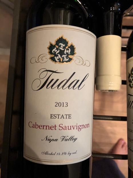 2013 Tudal Family Winery Cabernet Sauvignon, USA, California, Napa ...