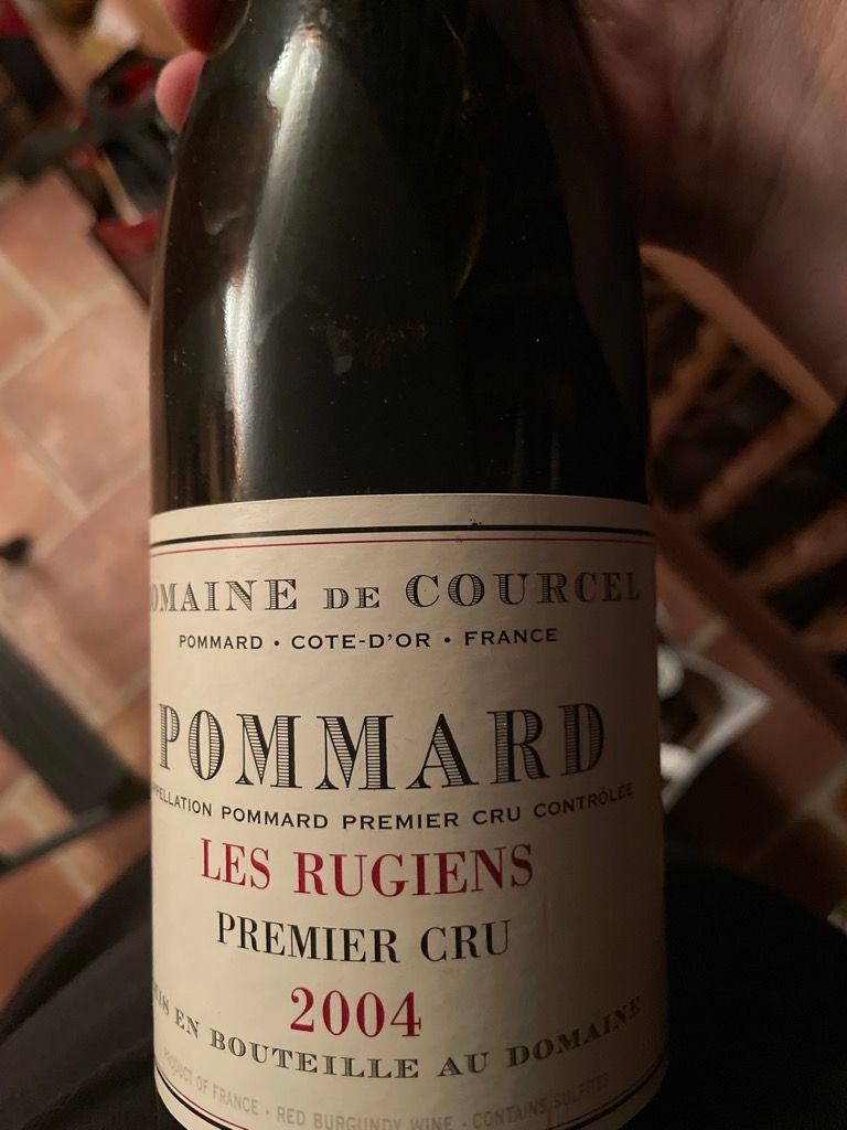 2004 Domaine de Courcel Pommard 1er Cru Les Rugiens, France, Burgundy ...