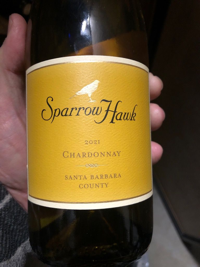 2021 Sparrow Hawk Chardonnay, USA, California, Central Coast, Santa ...