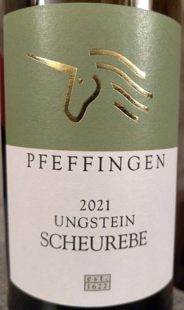 2021 Weingut Pfeffingen Scheurebe Ungstein trocken, Germany, Pfalz - CellarTracker