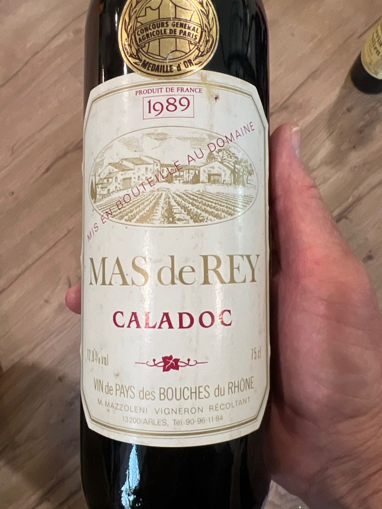 1989 Mas de Rey Marselan Vin de Pays des Bouches-du-Rhône, France ...