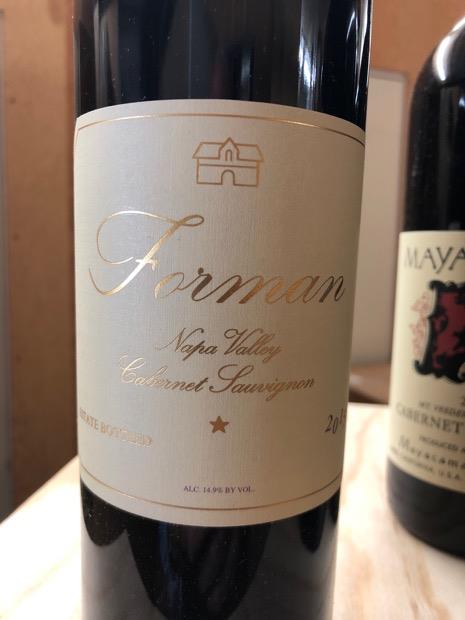 2016 Forman Cabernet Sauvignon, USA, California, Napa Valley ...