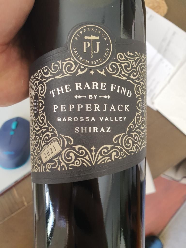 2021 Pepperjack Shiraz The Rare Find, Australia, South Australia ...