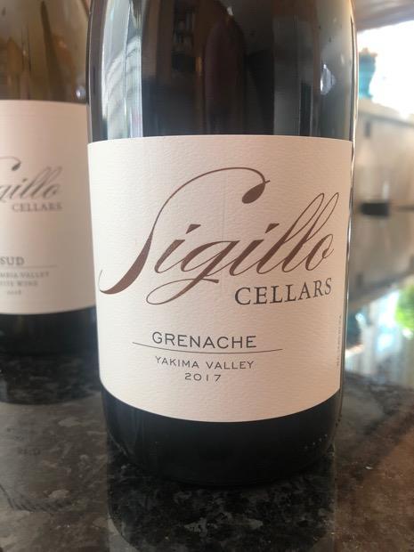 2017 Sigillo Cellars Grenache, USA, Washington, Columbia Valley, Yakima ...