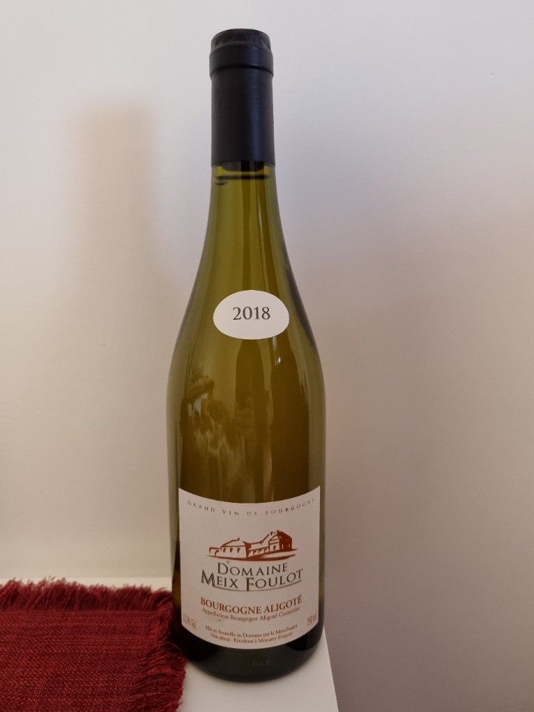 2018 Domaine du Meix-Foulot Bourgogne Aligoté, France, Burgundy ...