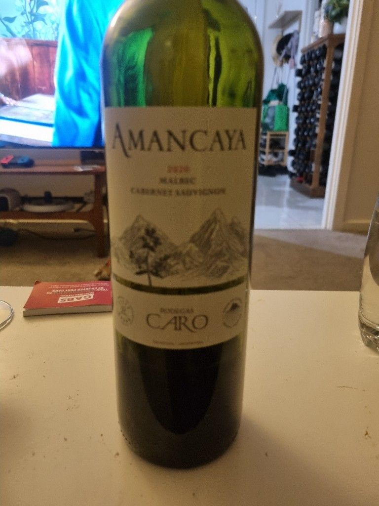 2020 Bodegas Caro (Barons de Rothschild / Catena) Amancaya, Argentina ...