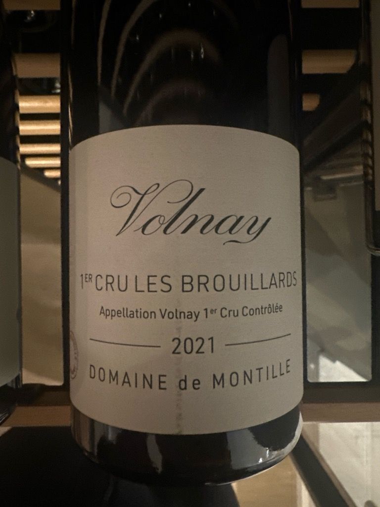 2023 Domaine de Montille Volnay 1er Cru Les Brouillards Kosher, France, Burgundy, Côte de Beaune ...