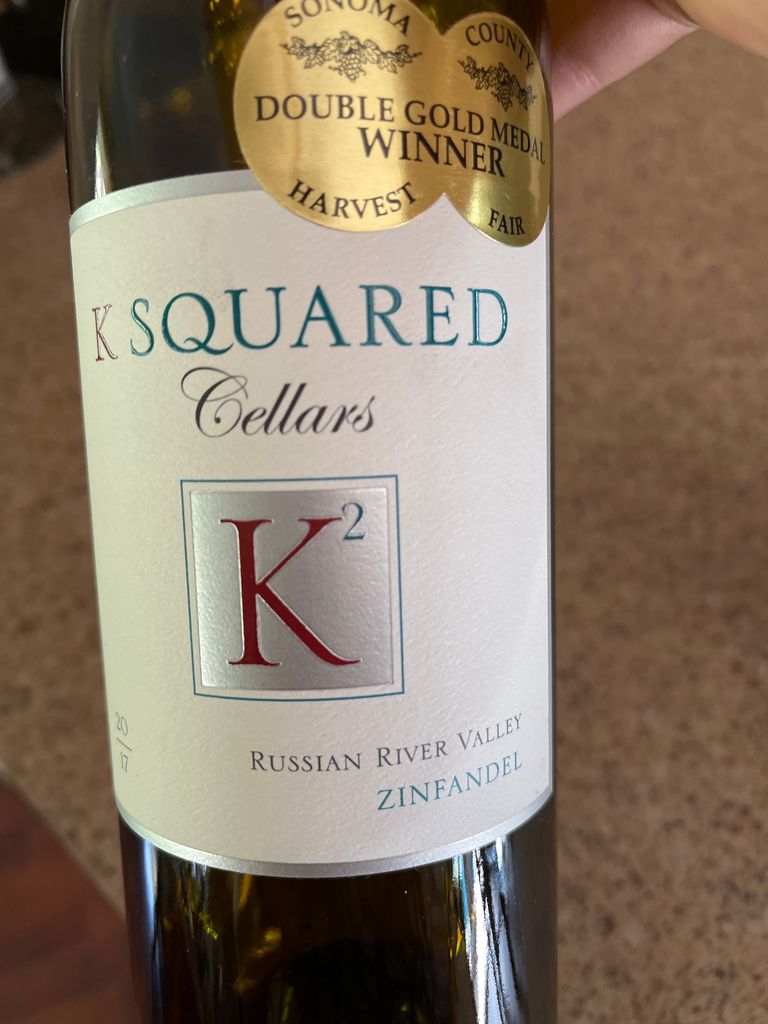 2019 K Squared Cellars Zinfandel, USA, California, Sonoma County, Dry Creek Valley - CellarTracker