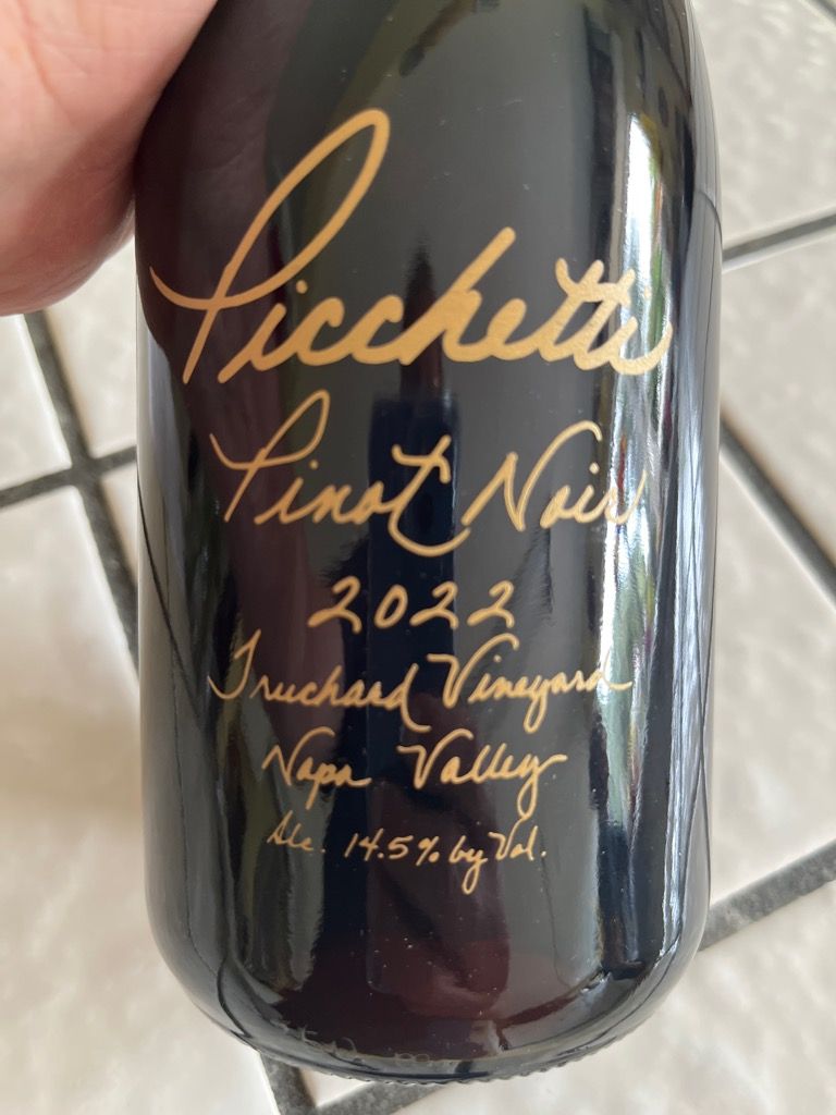 2022 Picchetti Winery Pinot Noir Truchard Vineyard, USA, California ...