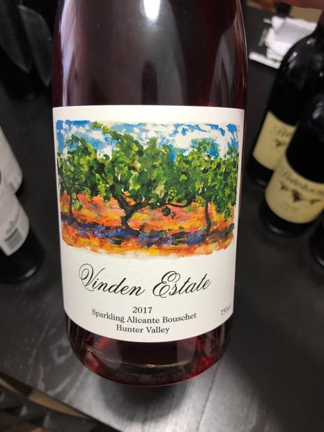 2017 Vinden Estate Alicante Bouschet Sparkling, Australia, New South ...