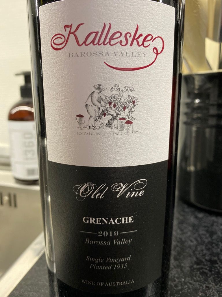 2019 Kalleske Grenache Old Vines, Australia, South Australia, Barossa ...
