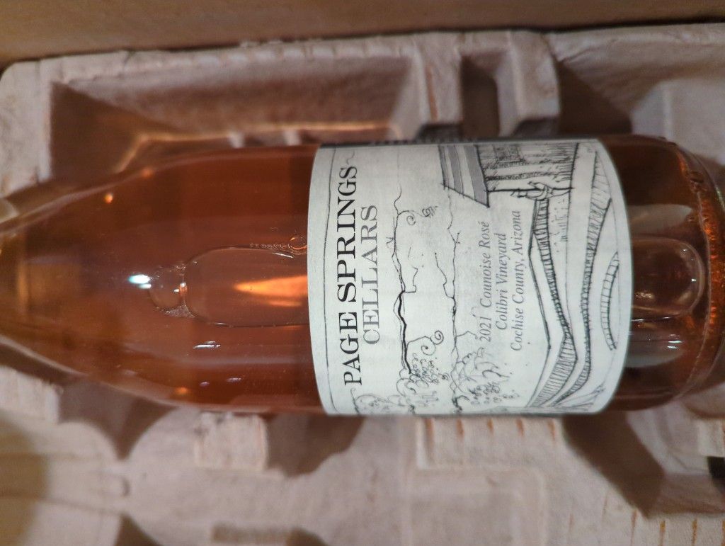 2021 Page Springs Cellars Counoise Rosé Colibri Vineyard, USA, Arizona ...