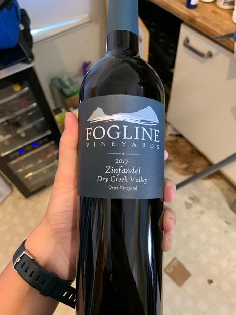 2017 Fogline Vineyards Zinfandel Grist Vineyard, USA, California ...