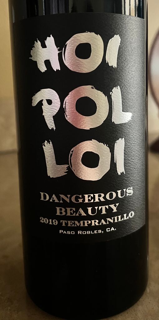 2019 Hoi Polloi Tempranillo, USA, California, Central Coast, Paso ...