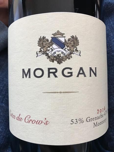 2014 Morgan Cotes du Crow's, USA, California, Central Coast, Monterey ...