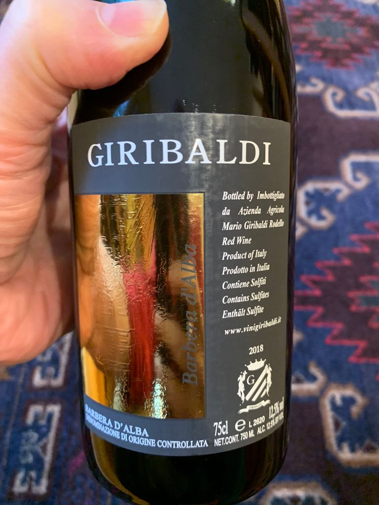 2021 Azienda Giribaldi Barbera d'Alba, Italy, Piedmont, Alba, Barbera d ...