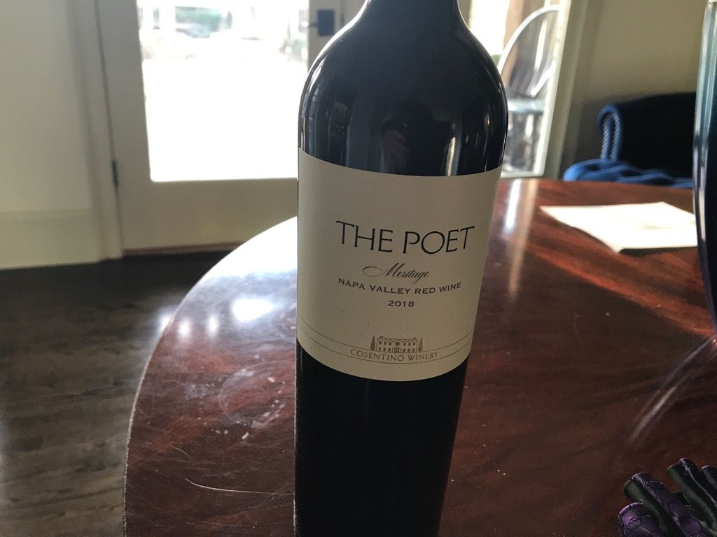 2018 Cosentino Winery The Poet, USA, California, Napa Valley ...