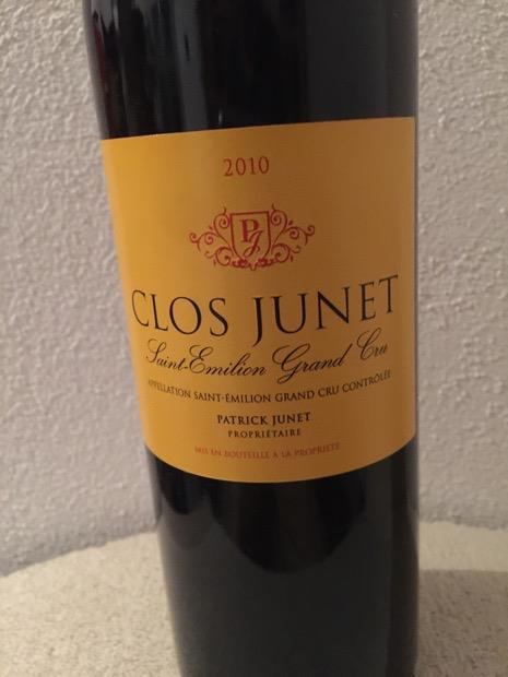 2010 Clos Junet, France, Bordeaux, Libournais, St. Émilion Grand Cru ...