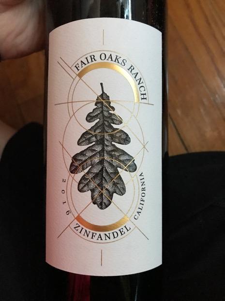 2016 Fair Oaks Ranch Zinfandel, USA, California, Napa Valley, St ...