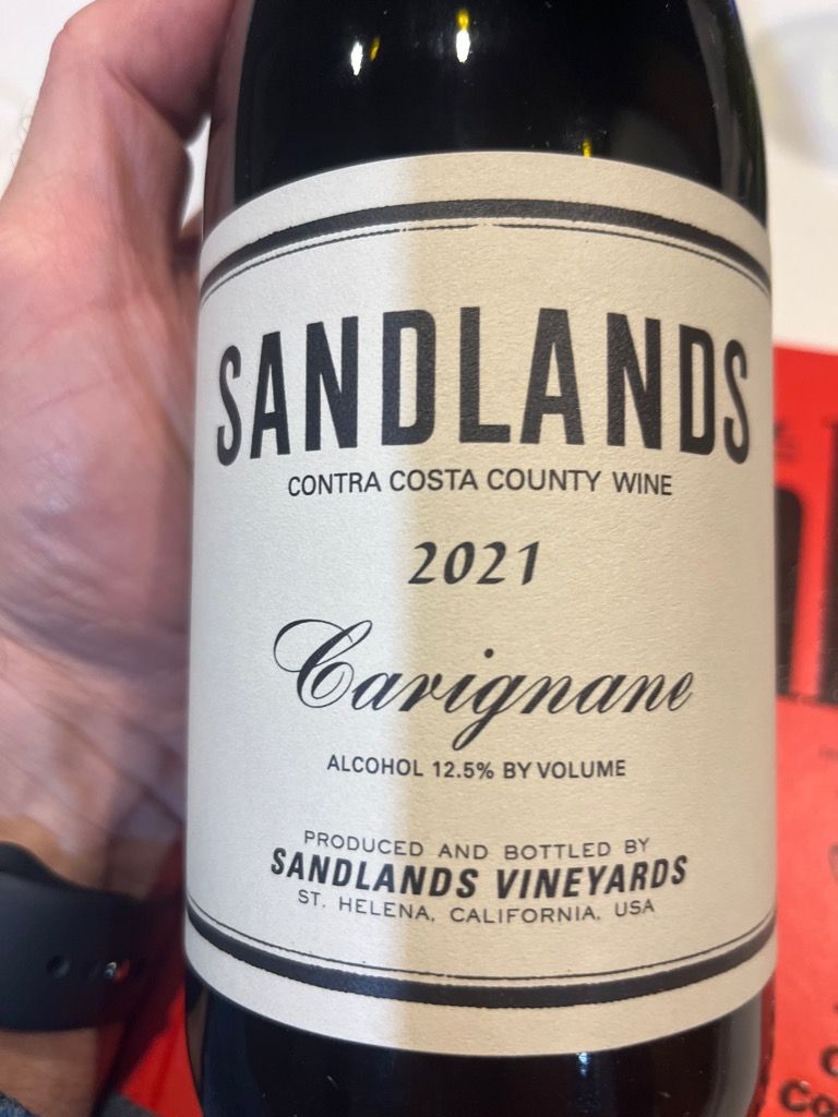 2021 Sandlands Carignane Contra Costa County, USA, California, San ...