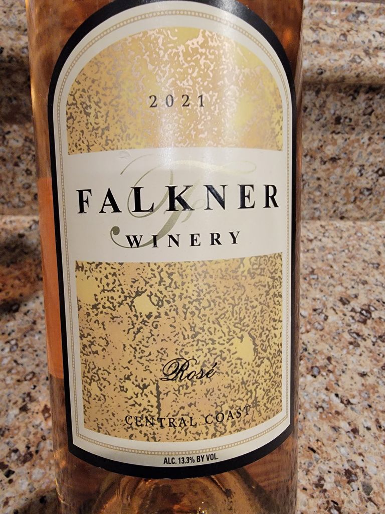 2021 Falkner Winery Rose Central Coast, USA, California, South Coast ...