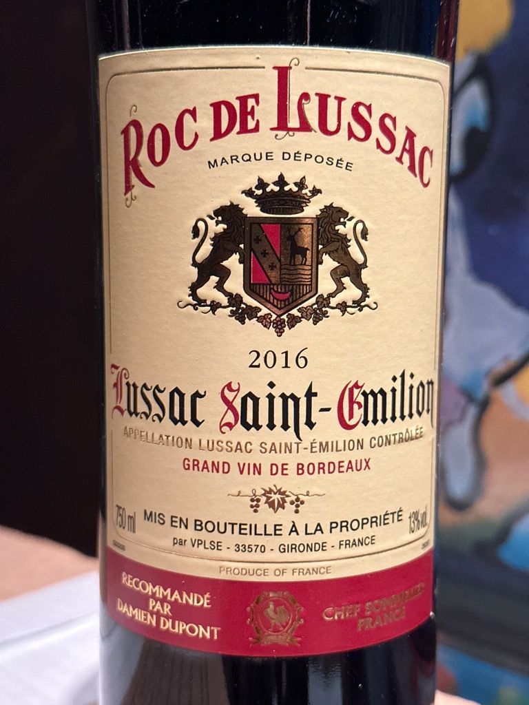 2016 Roc de Lussac, France, Bordeaux, Libournais, Lussac-St. Émilion ...