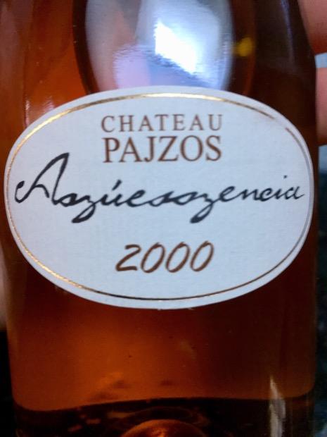 2000 Château Pajzos Tokaji Aszú Esszencia, Hungary, Tokaji - CellarTracker