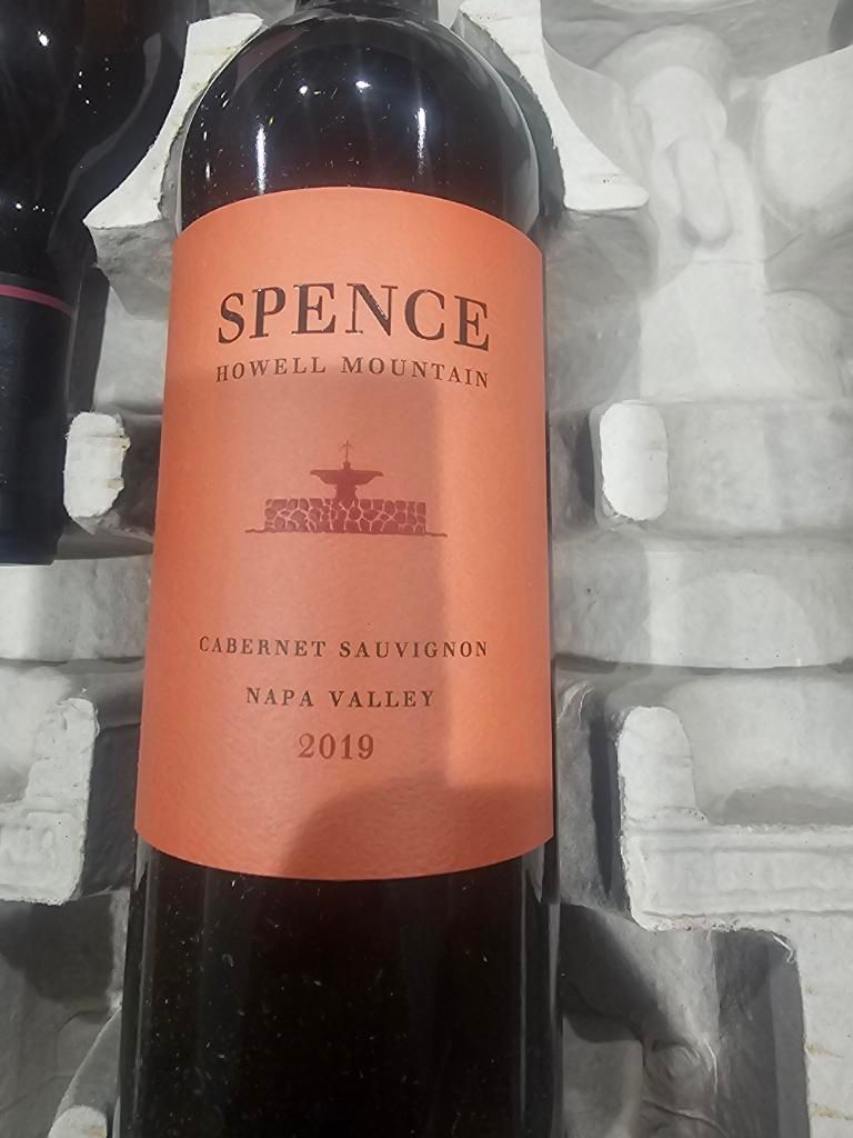 2019 Spence Vineyards Cabernet Sauvignon Howell Mountain, USA ...