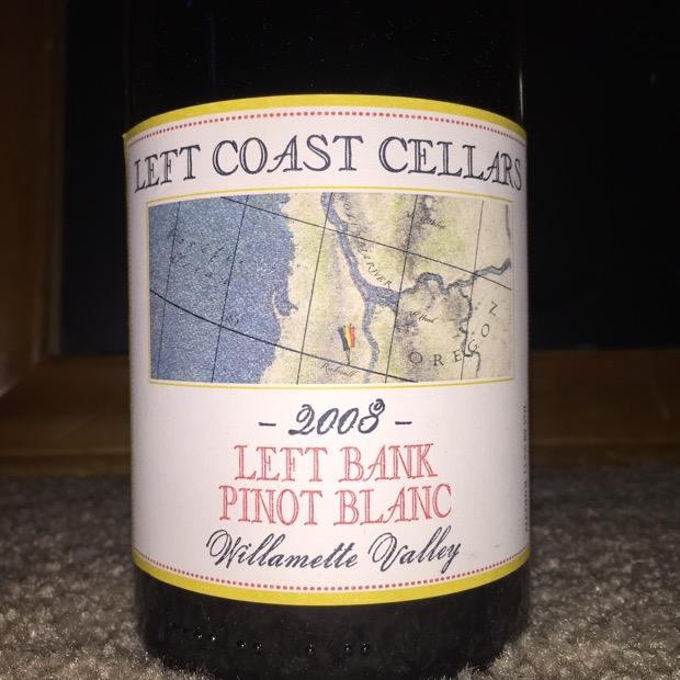 2009 Left Coast Estate Pinot Blanc Left Bank, USA, Oregon, Willamette ...