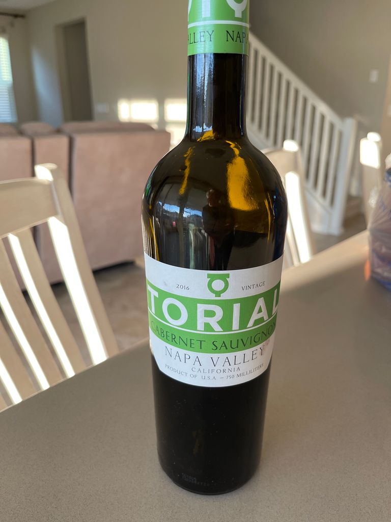 2016 Torial Cabernet Sauvignon, USA, California, Napa Valley ...