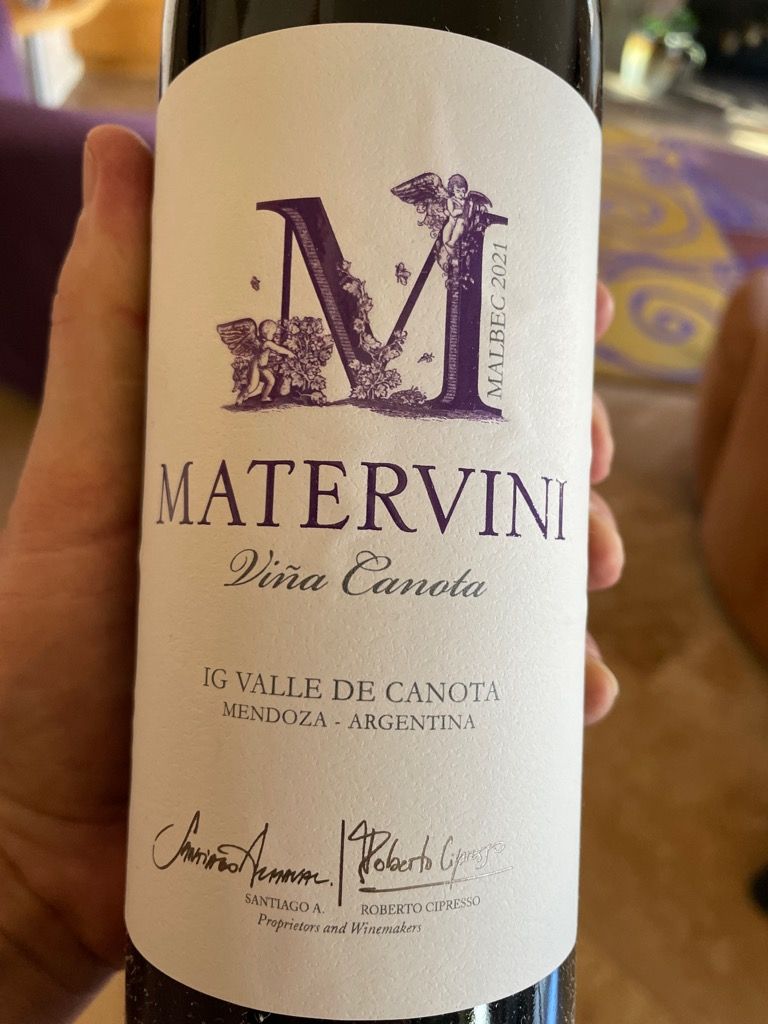 2021 Matervini Malbec Alteza, Argentina, Valles Calchaquíes, Salta ...