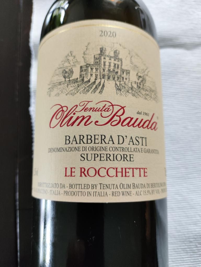 2020 Tenuta Olim Bauda Barbera d'Asti Superiore Le Rocchette, Italy ...