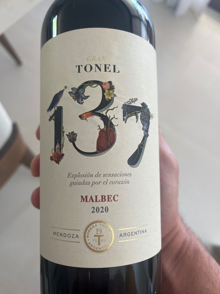 2020 Bodegas Los Toneles Malbec Gran Tonel 137, Argentina, Mendoza ...