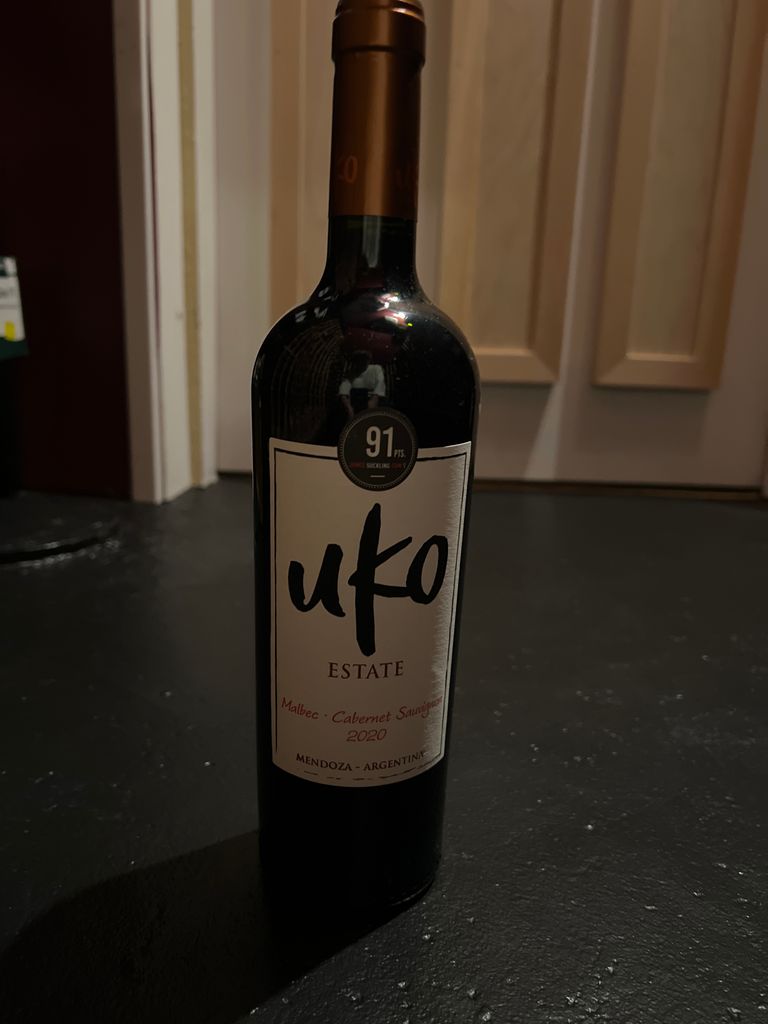2020 The Uko Estate Malbec Cabernet Sauvignon, Argentina, Mendoza - CellarTracker