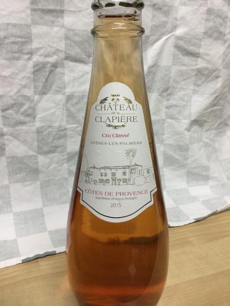 2015 Château de la Clapière Côtes de Provence Cru Classé Rosé, France ...
