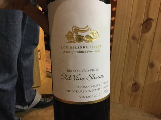 2013 Lou Miranda Estate Syrah Old Vine Shiraz, Australia, South ...
