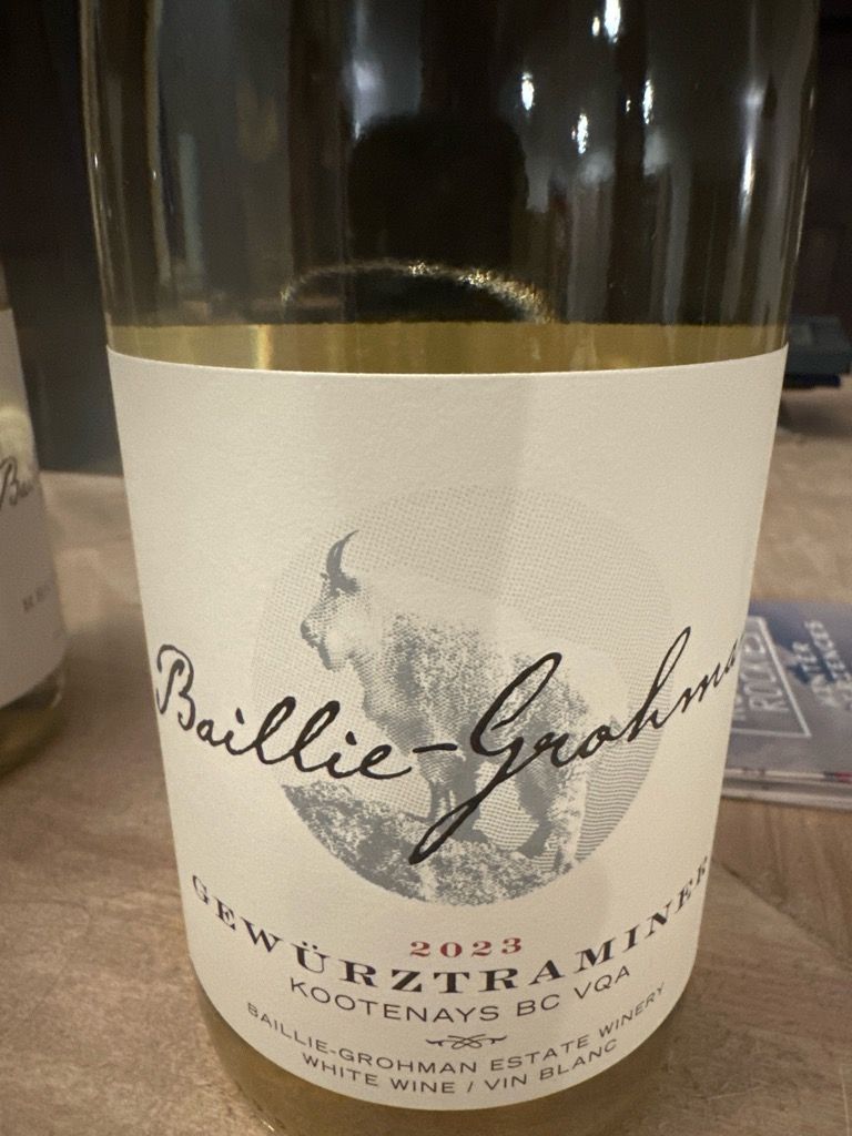 2023 Baillie-Grohman Gewürztraminer, Canada, British Columbia ...