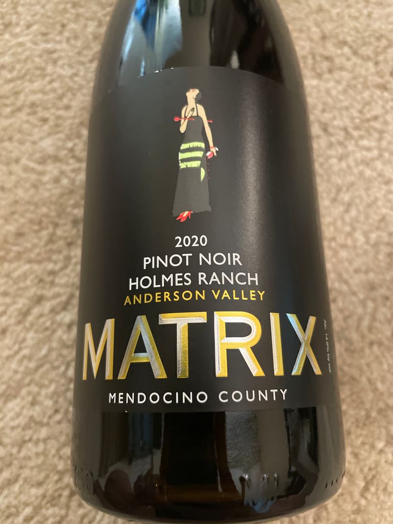 2020 Matrix Pinot Noir Reserve Holmes Ranch, USA, California, North ...