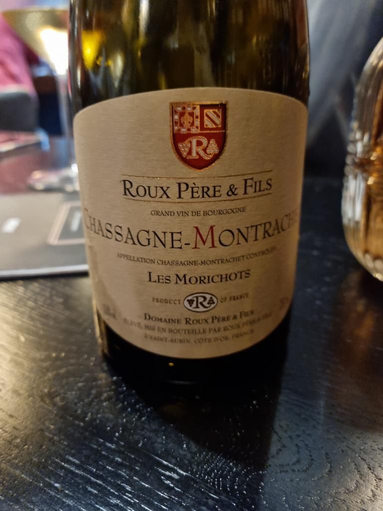 2020 Roux Père & Fils Chassagne-Montrachet Les Morichots, France ...