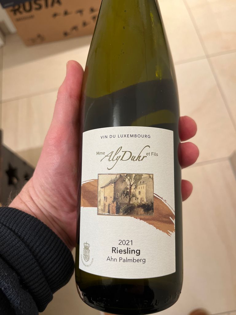 2020 Mme Aly Duhr & Fils Riesling Domaine et Tradition Am Palmberg ...
