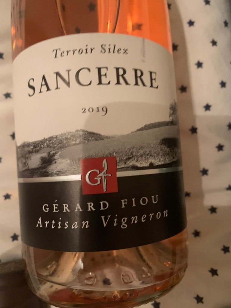 2020 Domaine Gerard Fiou Sancerre Terroir Silex Rosé, France, Loire ...