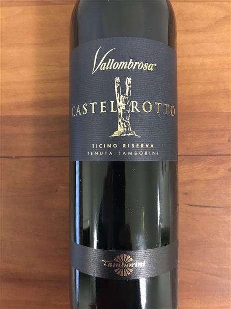 2012 Tamborini Merlot Castelrotto Vallombrosa Tenuta Tamborini ...