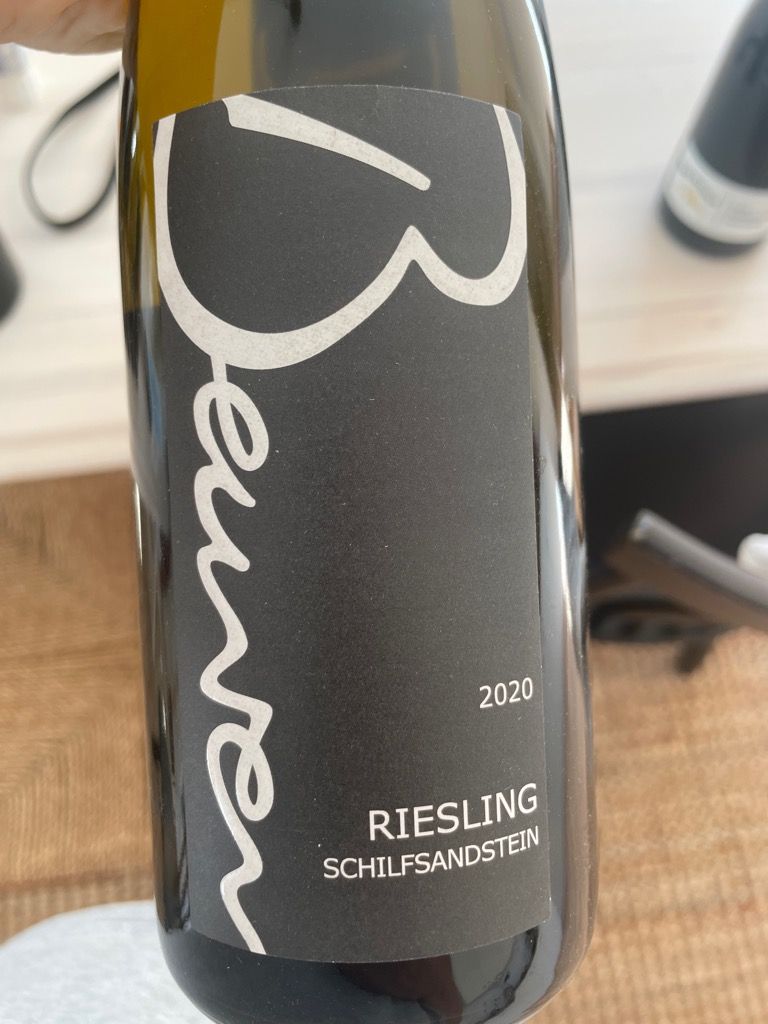 2020 Weingut Beurer Riesling Schilfsandstein, Germany, Württemberg ...